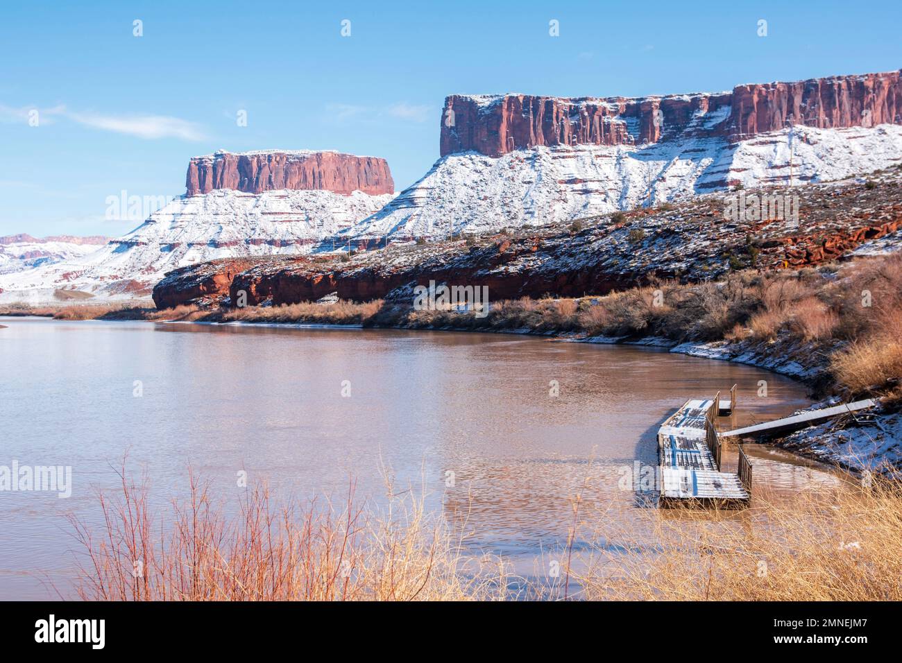 Utah State Route 128 is a Scenic Byway that runs along the Colorado ...