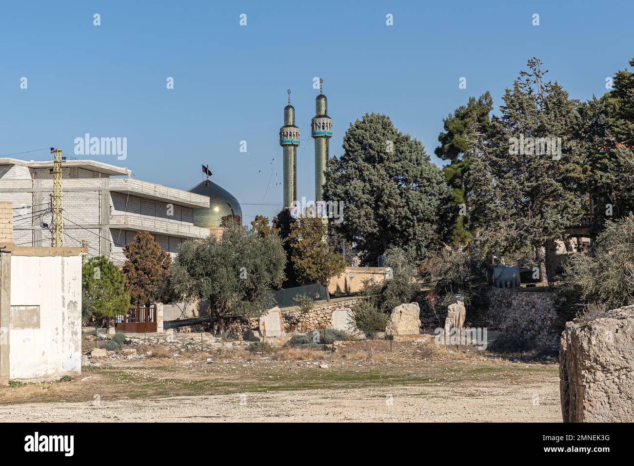 Shia Mosque in Baalbek, the City of the Sun, located in the Bekaa ...