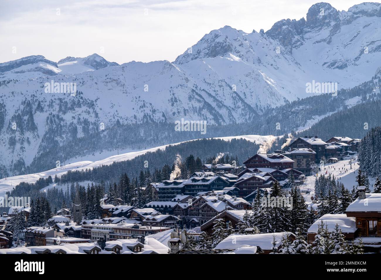 Courchevel village hi-res stock photography and images - Alamy