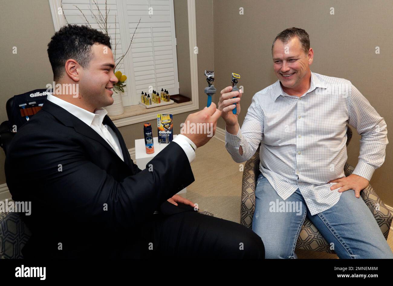 IMAGE DISTRIBUTED FOR GILLETTE - NFL prospect, Connor Williams, and his ...