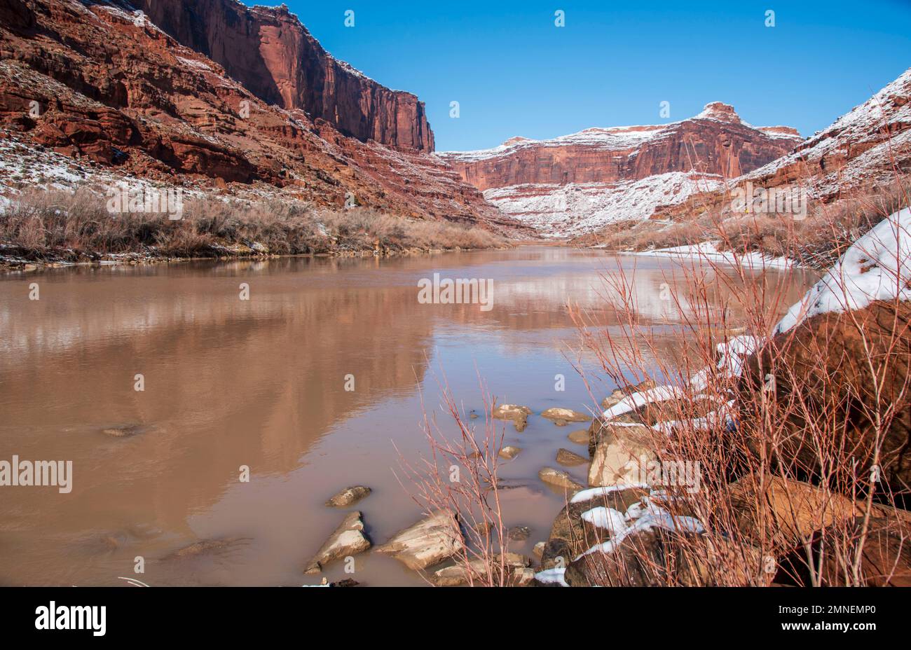 Utah State Route 128 is a Scenic Byway that runs along the Colorado ...