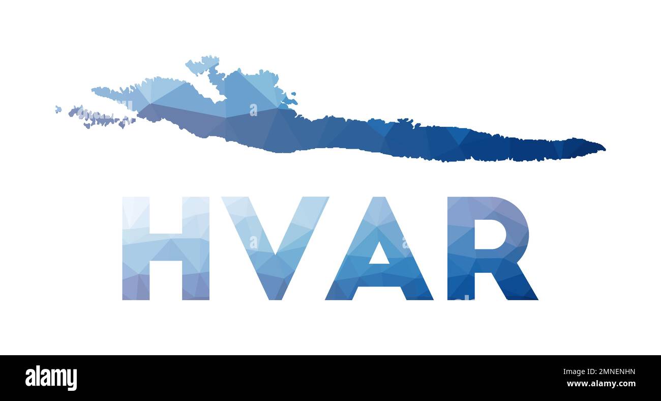 Hvar map hi-res stock photography and images - Alamy