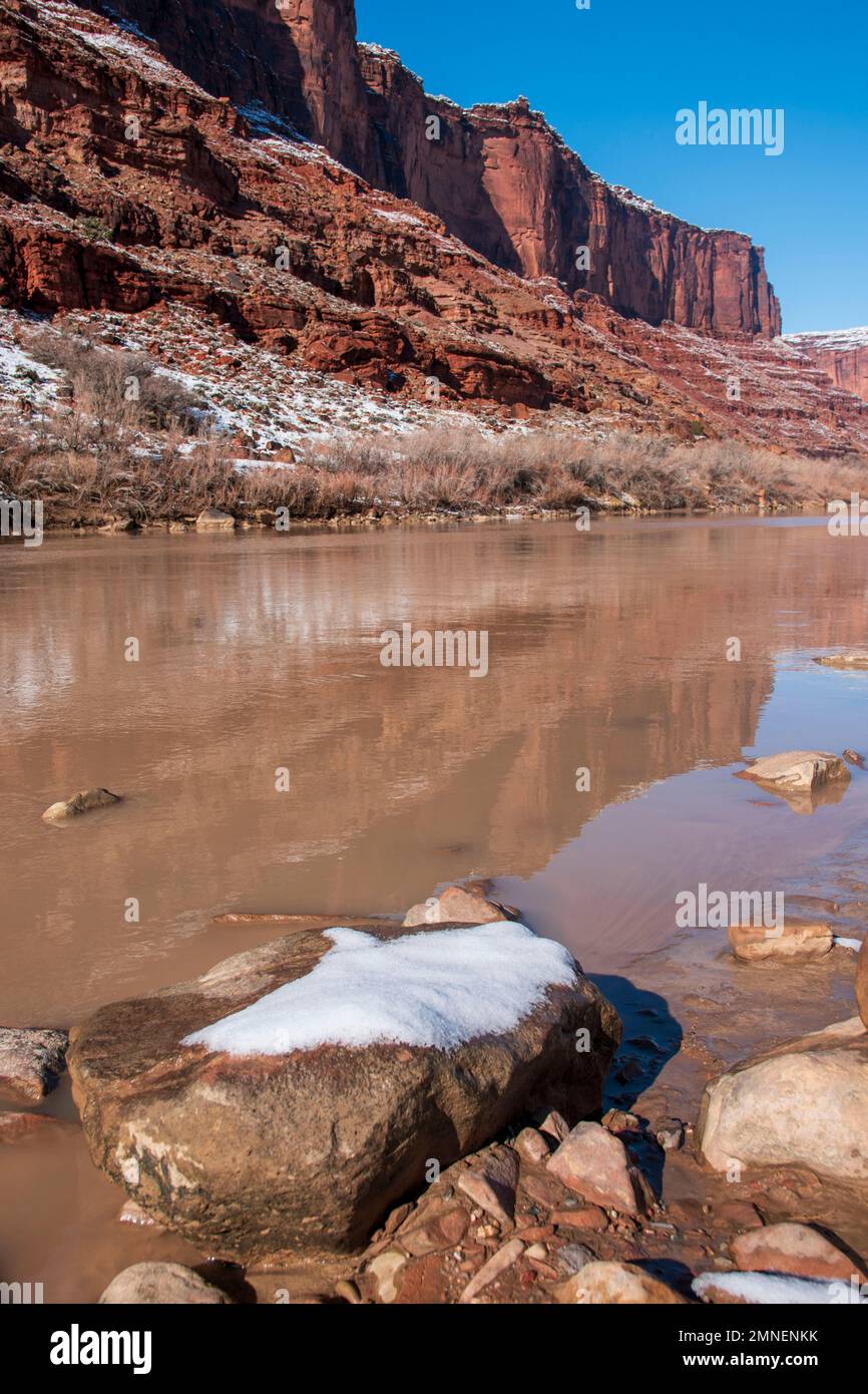 Utah State Route 128 is a Scenic Byway that runs along the Colorado ...