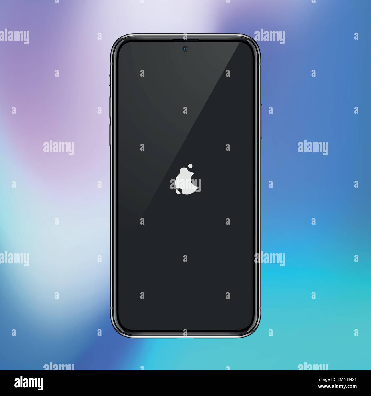 3d cellphone mockup for infographics, presentation or UI design ...