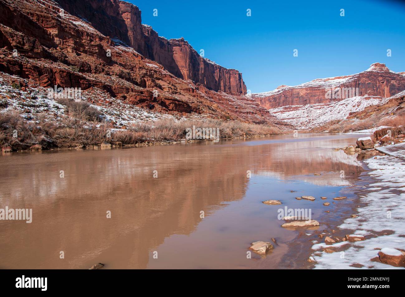 Utah State Route 128 is a Scenic Byway that runs along the Colorado ...