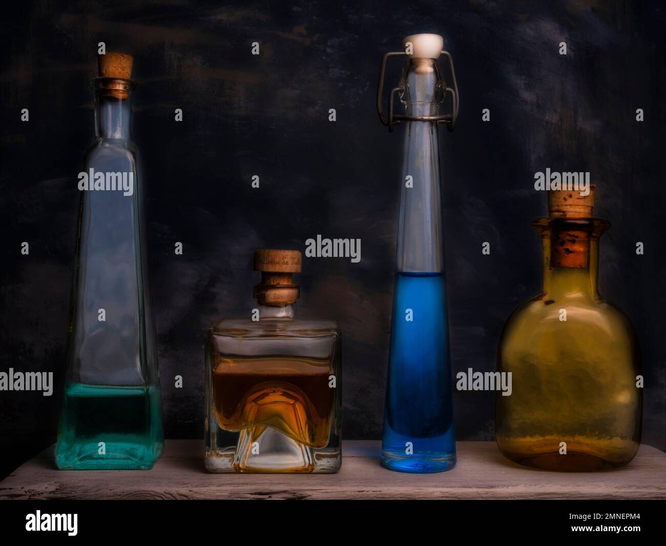 Studio glass bottles hi-res stock photography and images - Alamy