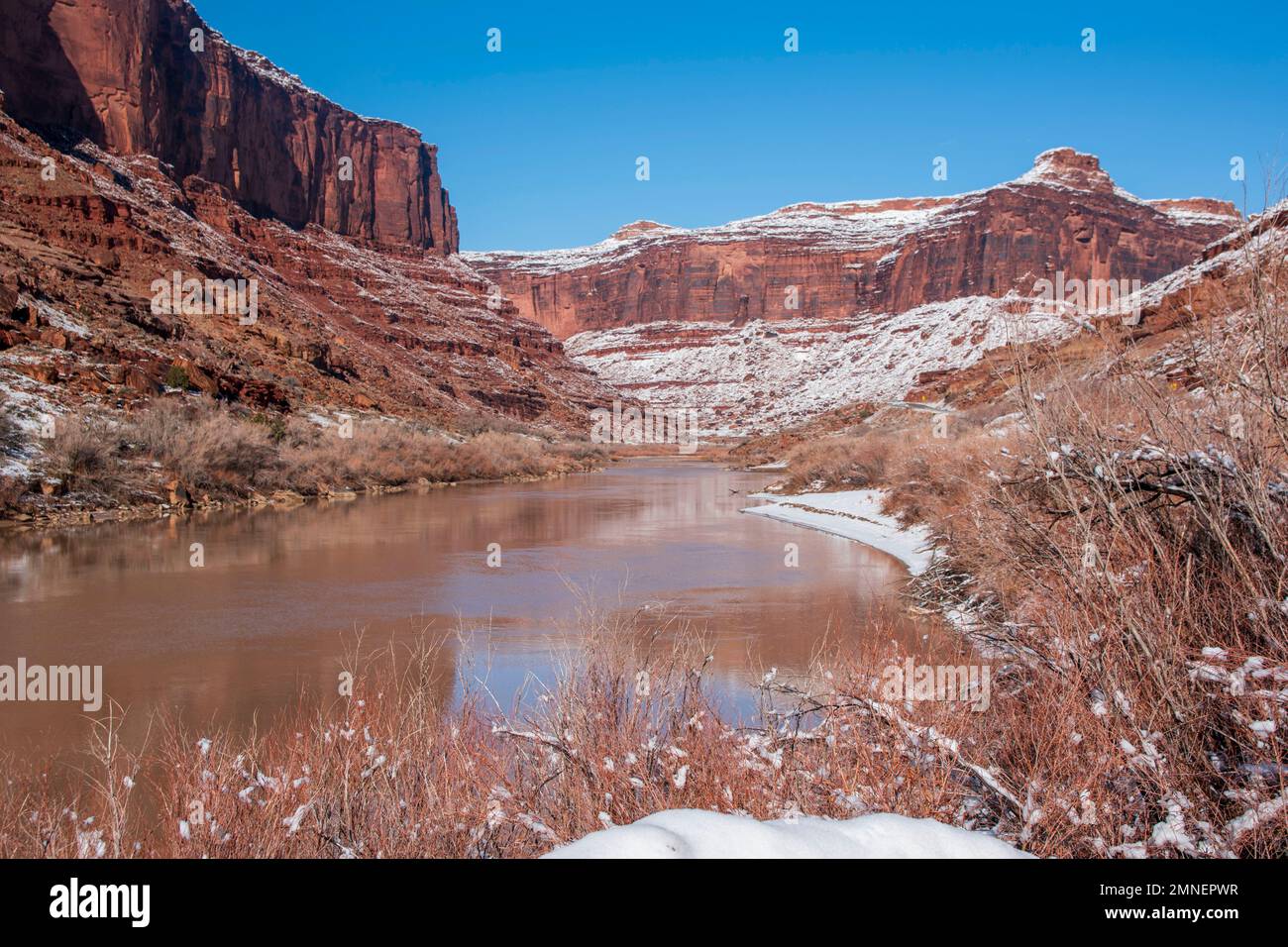 Utah State Route 128 is a Scenic Byway that runs along the Colorado ...