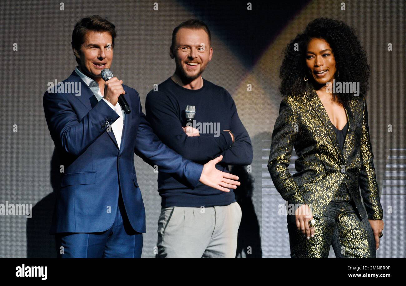 Tom Cruise, left, star of the upcoming film "Mission: Impossible ...