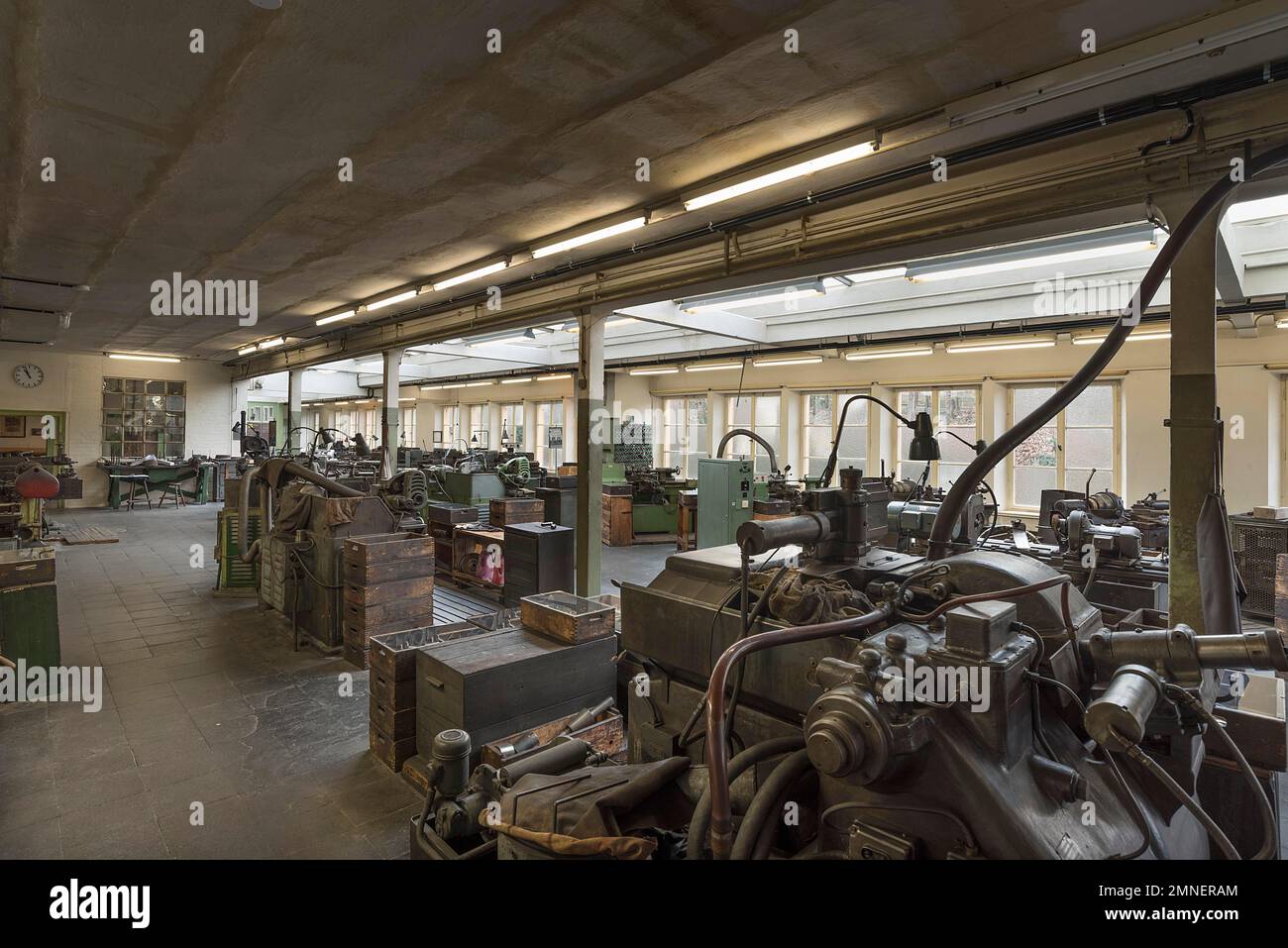 Turning shop of the former valve factory, today industrial museum, Lauf ...