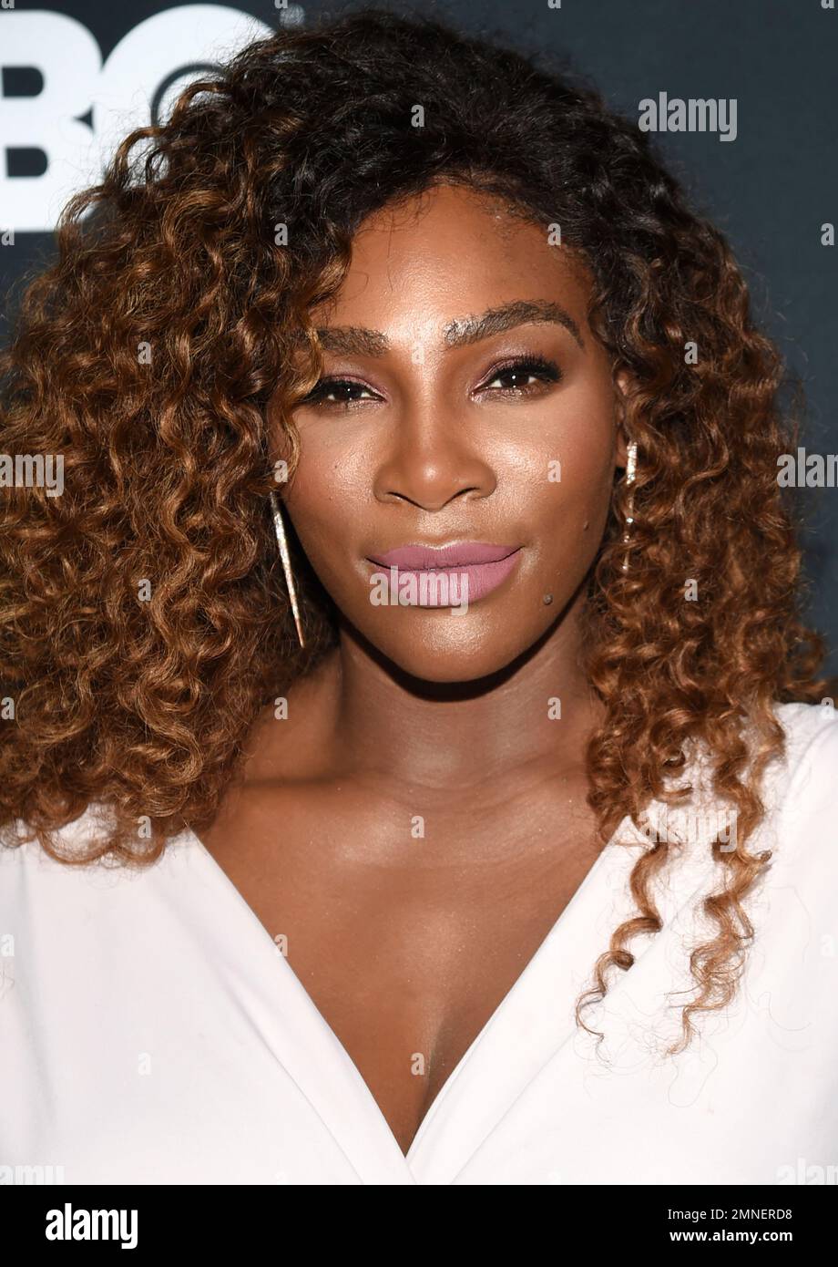 Professional tennis player Serena Williams attends the premiere of HBO ...