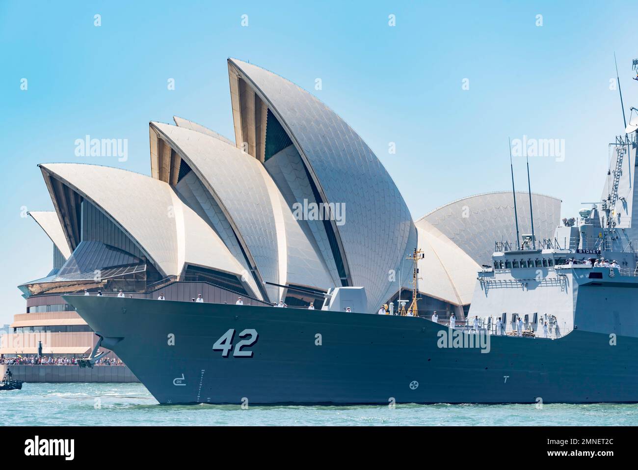 HMAS Sydney(V), a DDG guided missile destroyer, stationed in Sydney ...