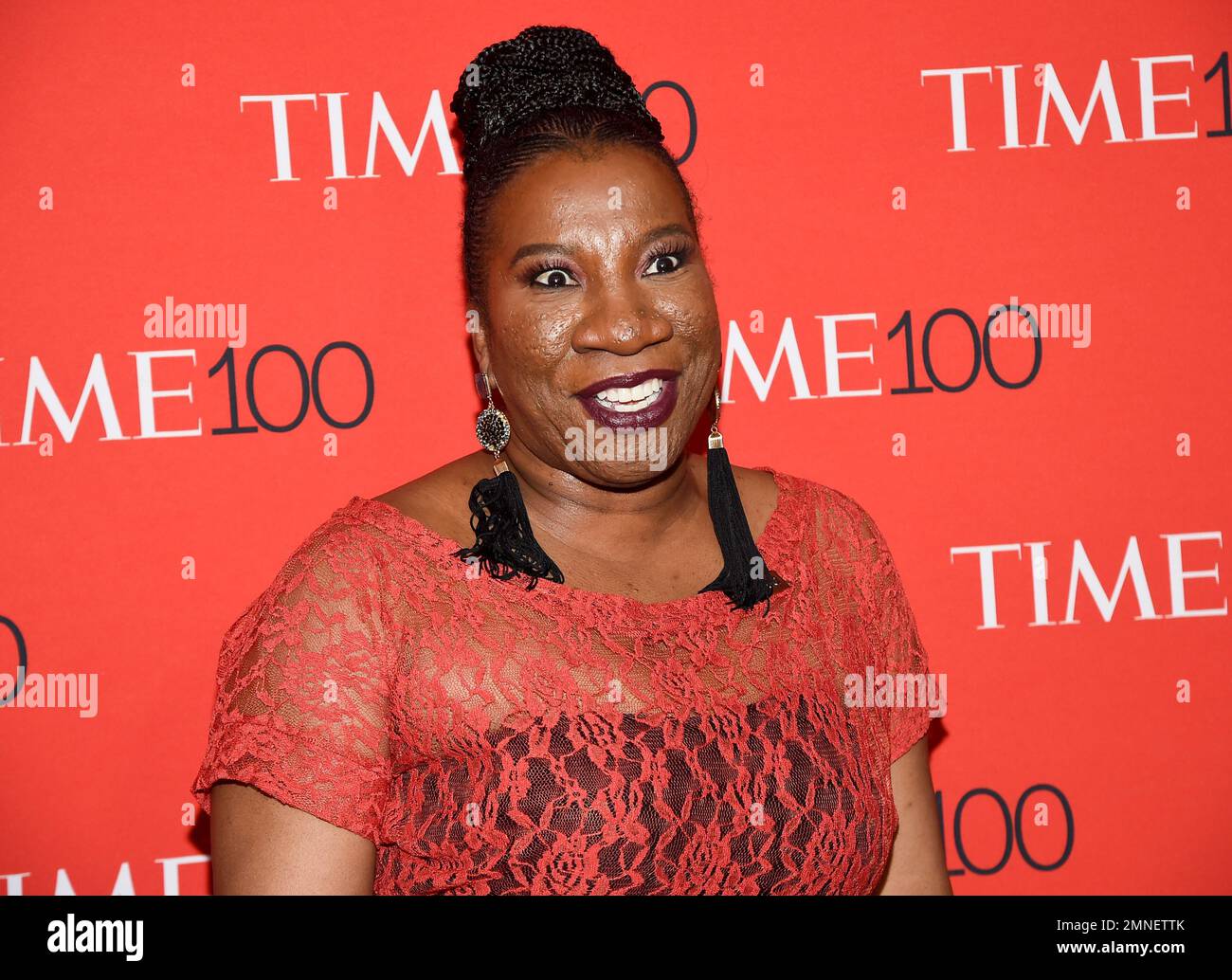 Civil rights activist Tarana Burke attends the Time 100 Gala ...