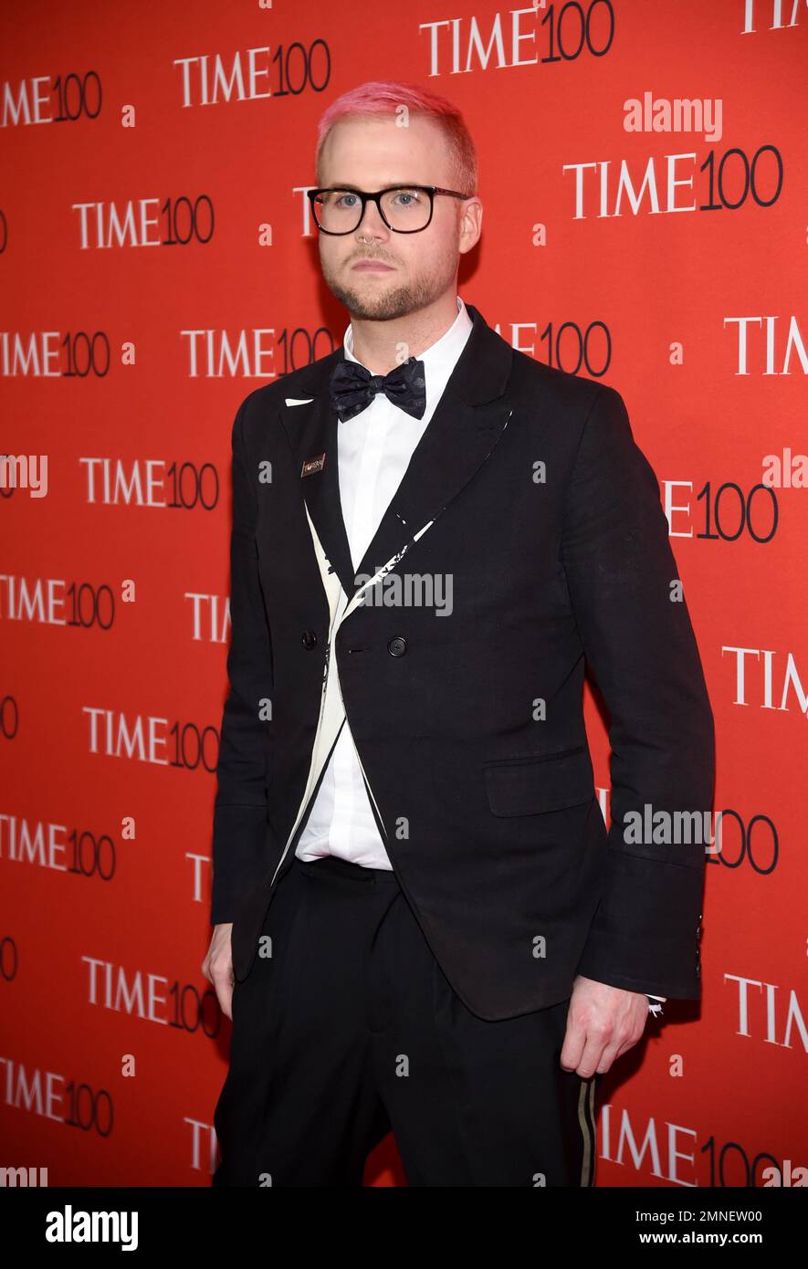 Cambridge Analytica whistleblower Christopher Wylie attend the Time 100 ...