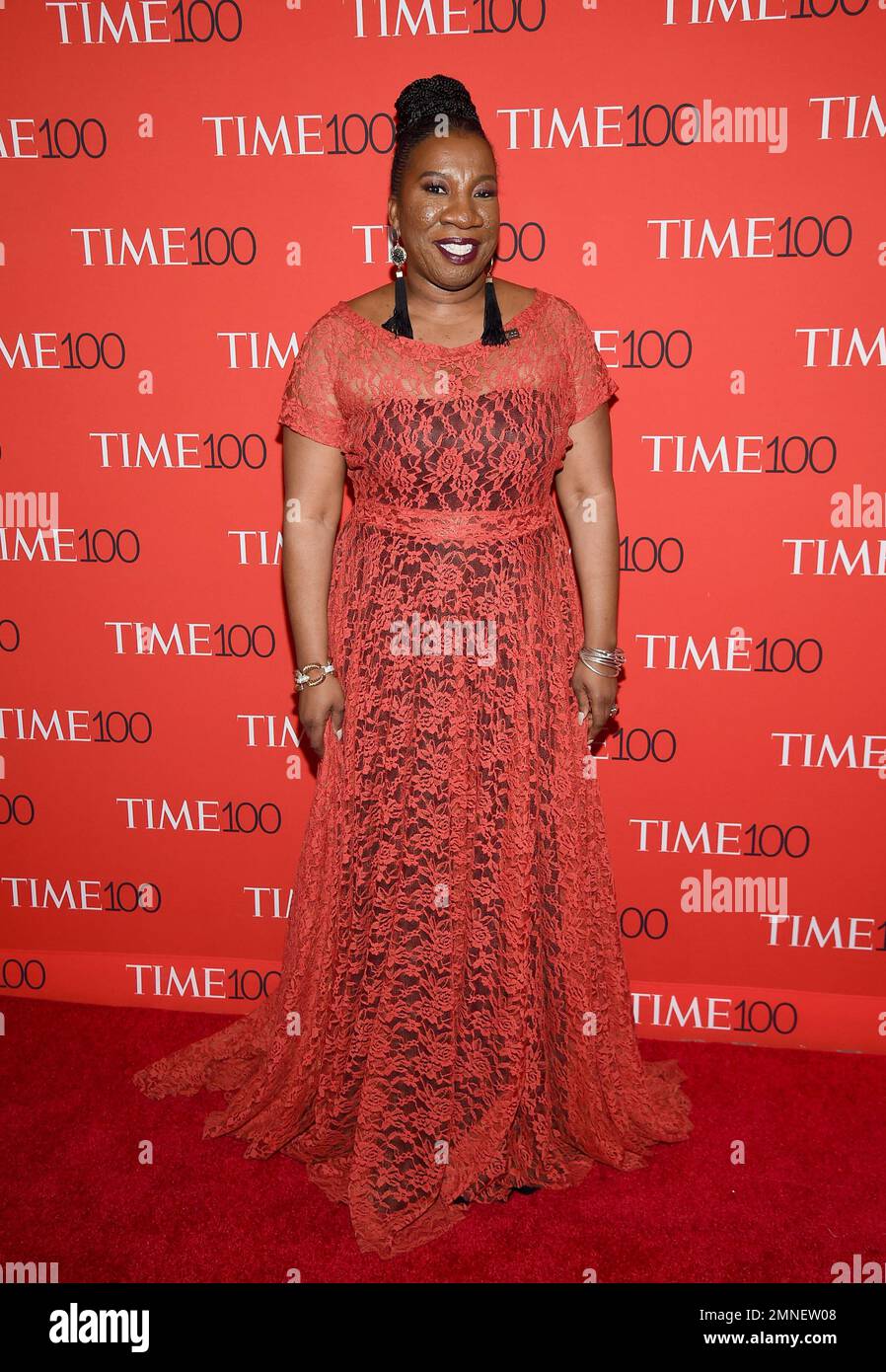 Civil rights activist Tarana Burke attends the Time 100 Gala ...