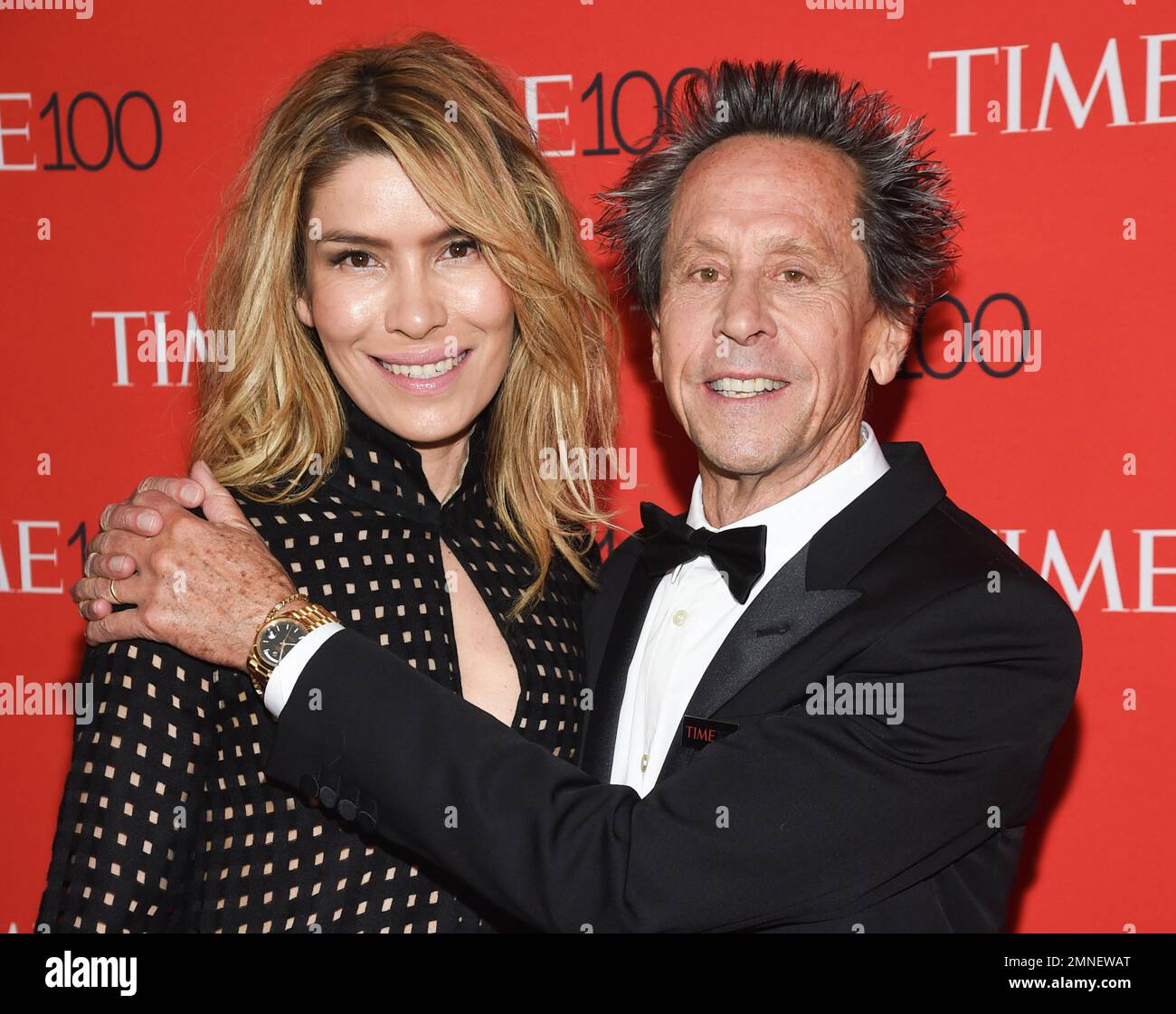 Brian Grazer and wife Veronica Grazer attend the Time 100 Gala ...