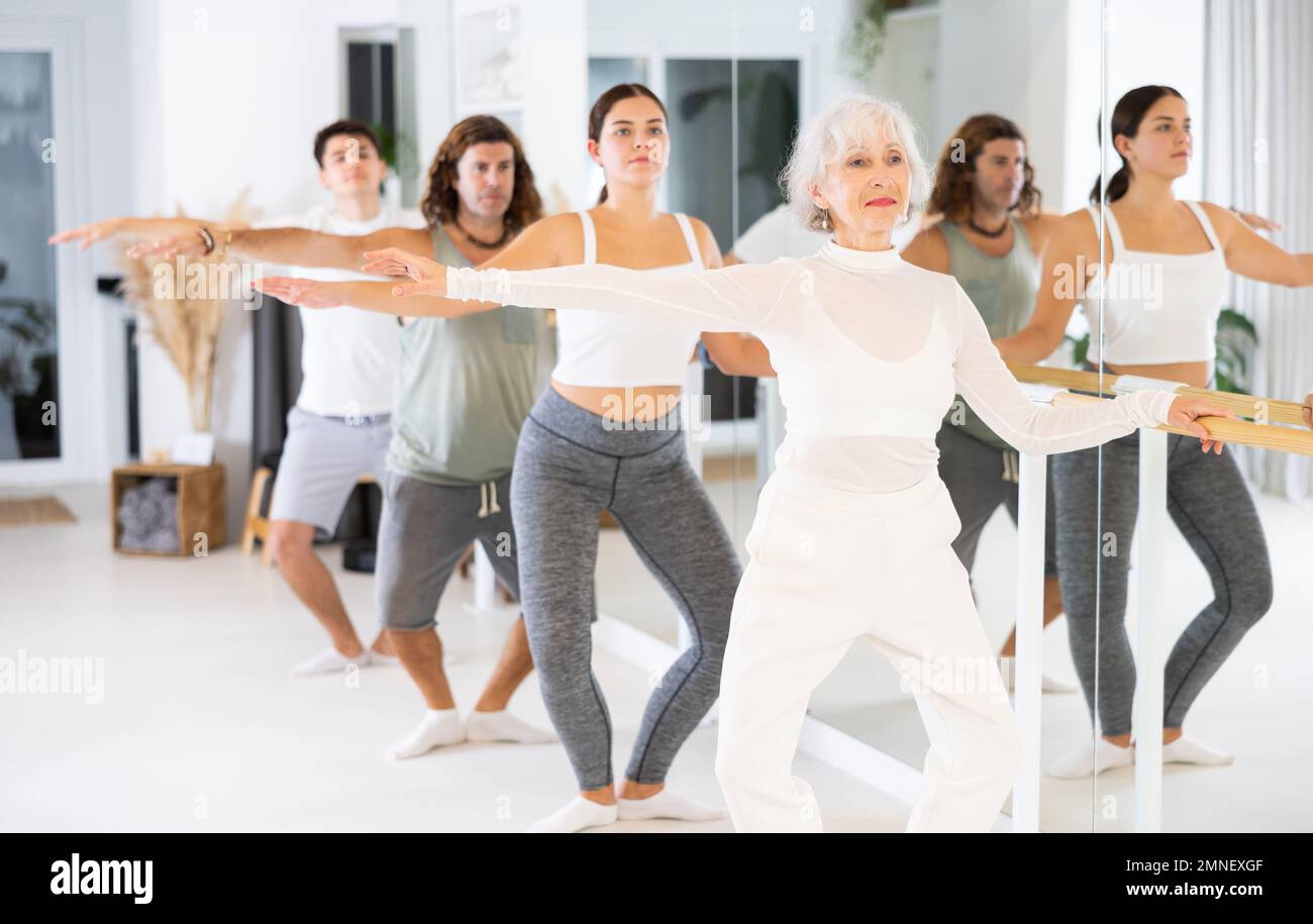 Active dancer demonstrates modern choreography hi-res stock photography ...