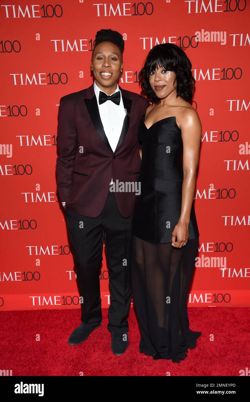 Lena Waithe, left, and girlfriend Alana Mayo attend the Time 100 Gala ...