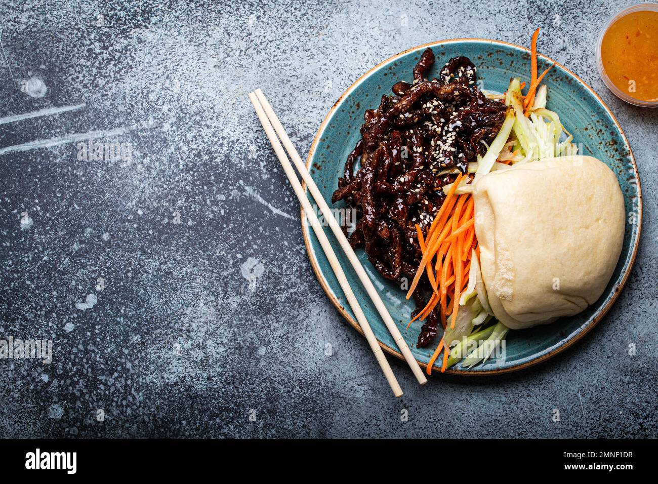 Chinese traditional dish sweet and sour deep fried glazed pork with ...