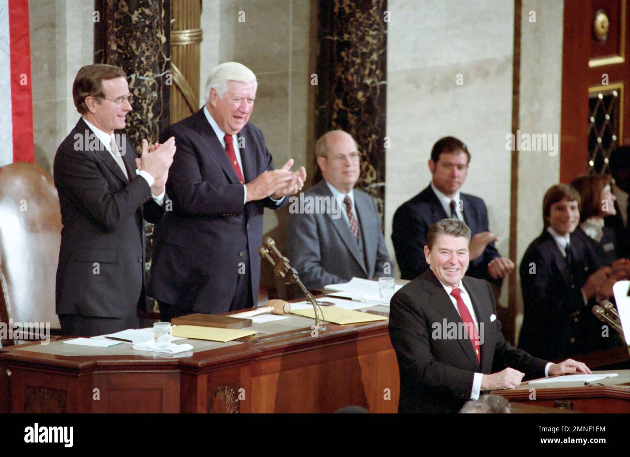 Reagan state of union hi-res stock photography and images - Alamy