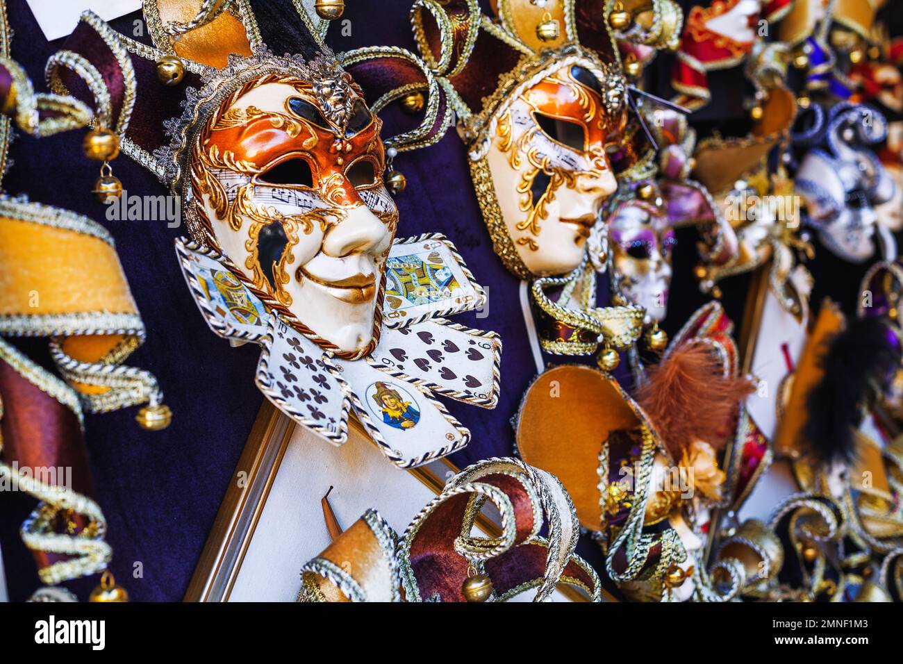 Typical carnival mask,custom of the feast in venice Stock Photo - Alamy
