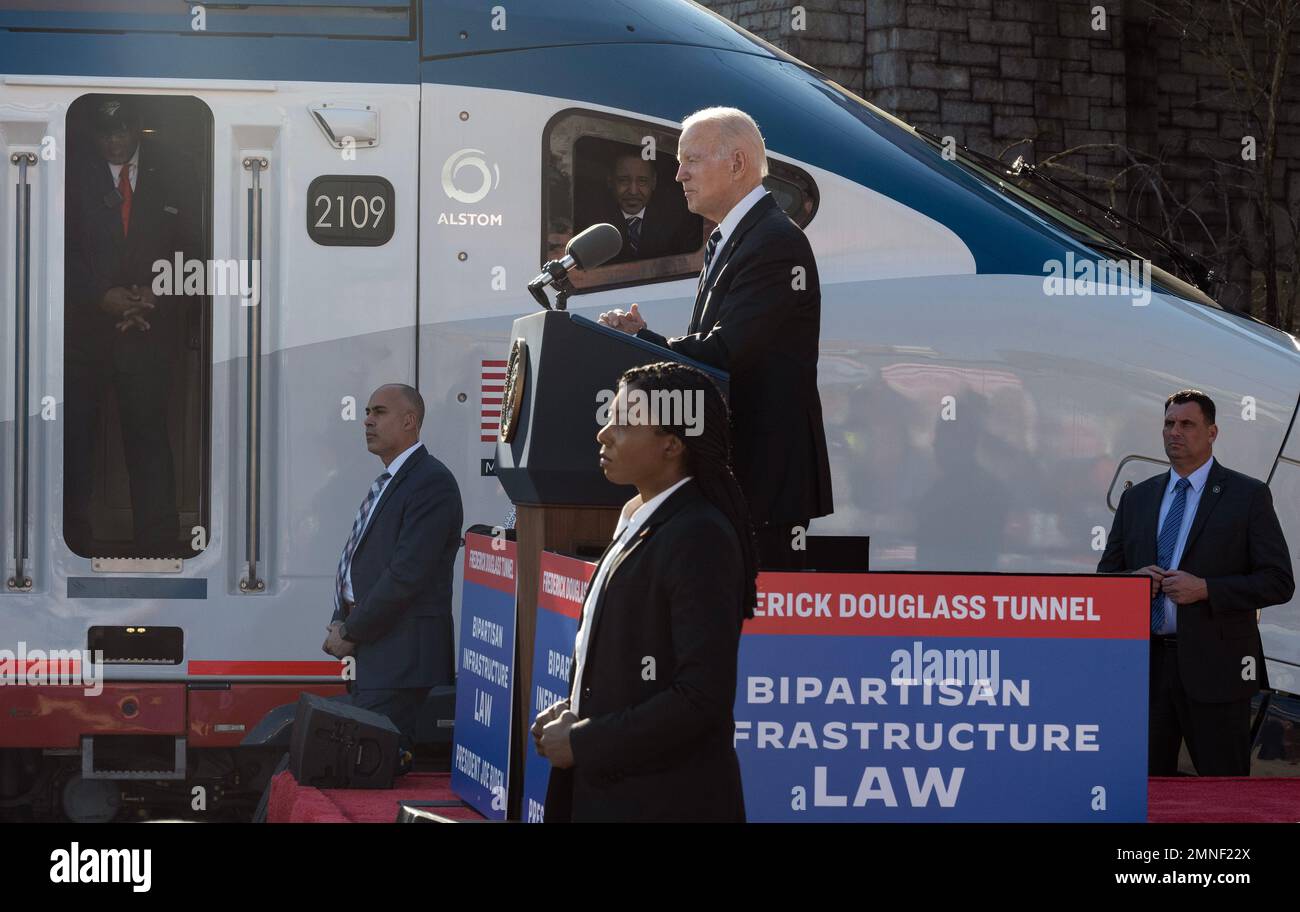 United States President Joe Biden discusses how Bipartisan ...