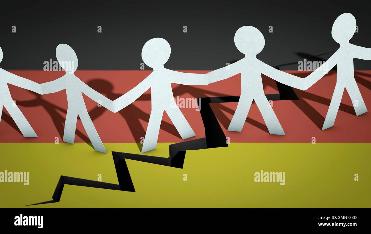Symbolic image on the theme of cohesion in society Stock Photo - Alamy