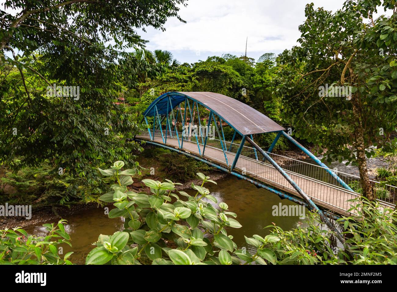 The Tourist Walk of the Puyo River, is located in the Barrio Obrero, an ...