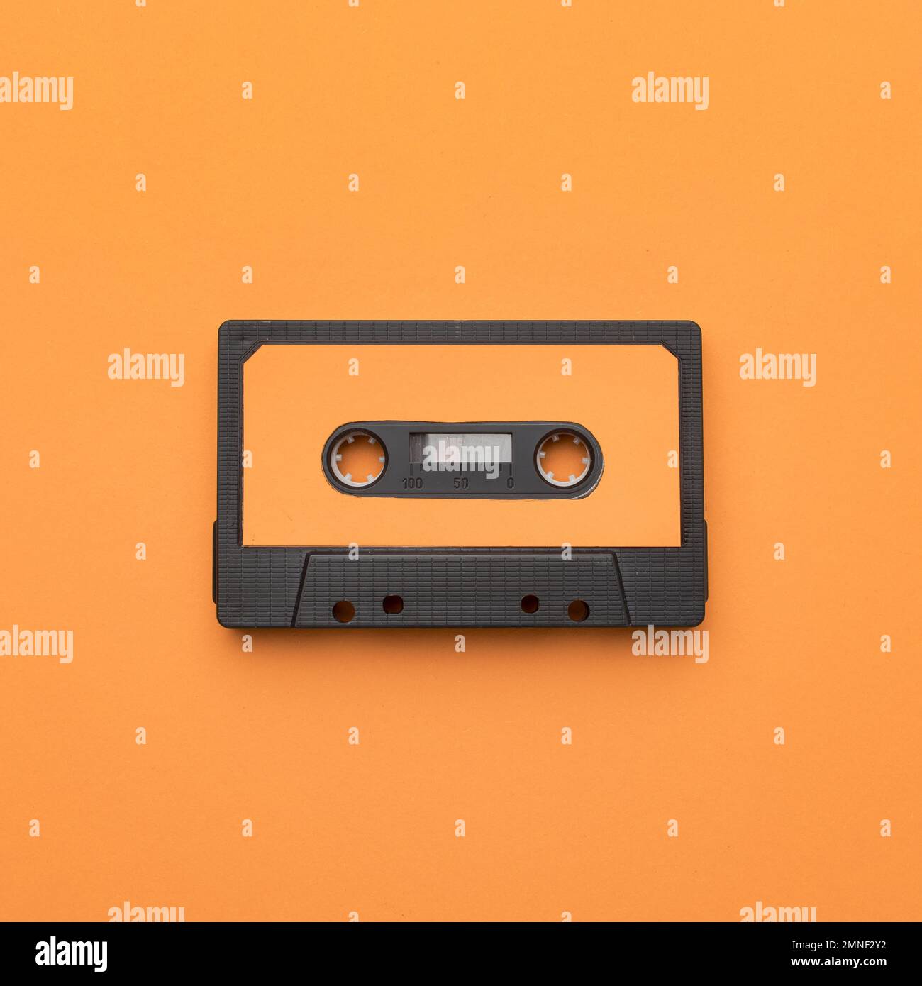 vintage cassette tape orange background. Resolution and high quality ...