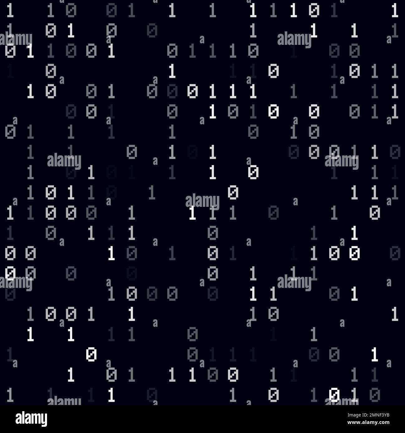 Tech background. White sparse binary background. Small sized seamless ... Tech background. White sparse binary background. Small sized seamless ...