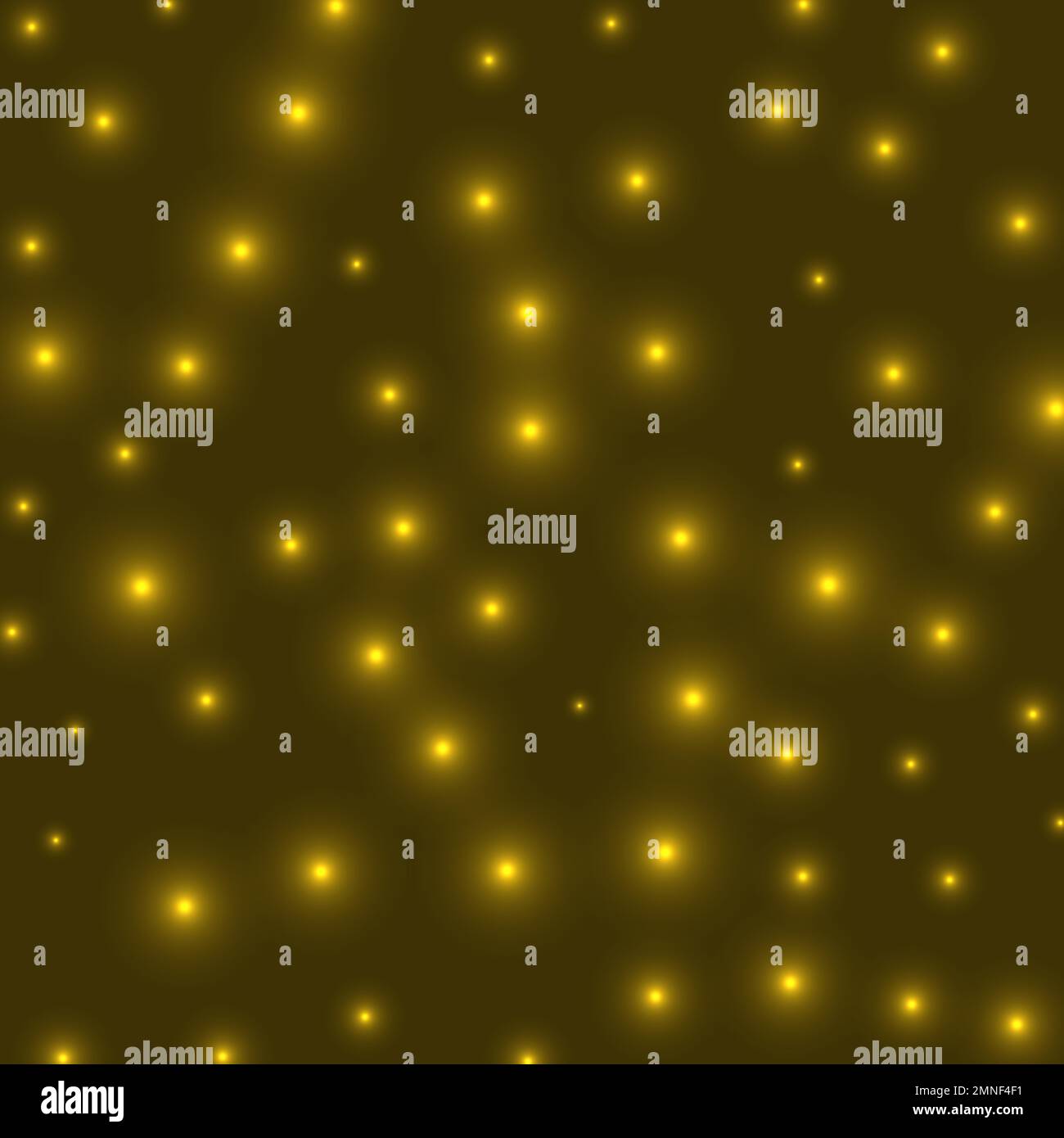 Starry background. Stars densely scattered on yellow background ...