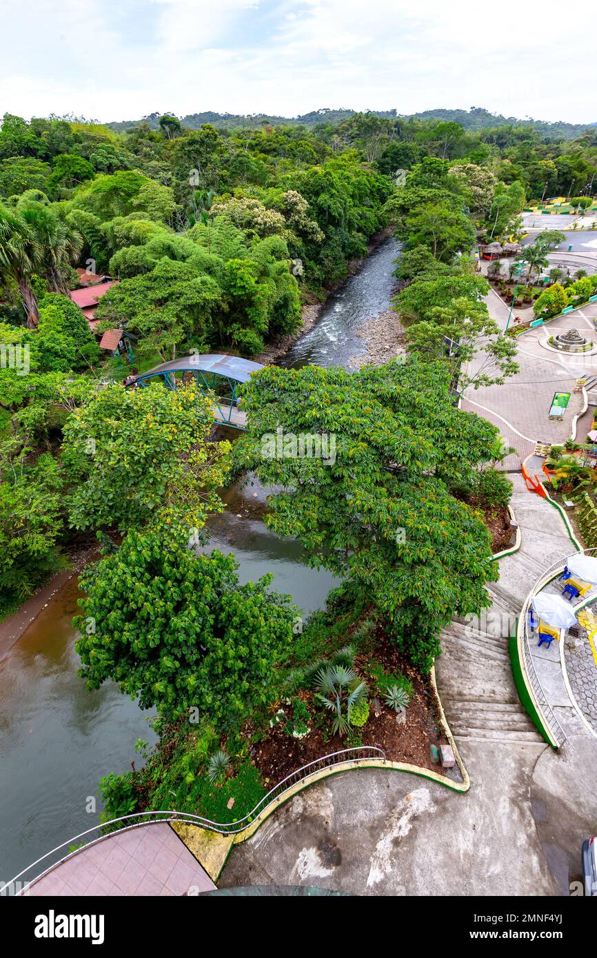 The Tourist Walk of the Puyo River, is located in the Barrio Obrero, an ...