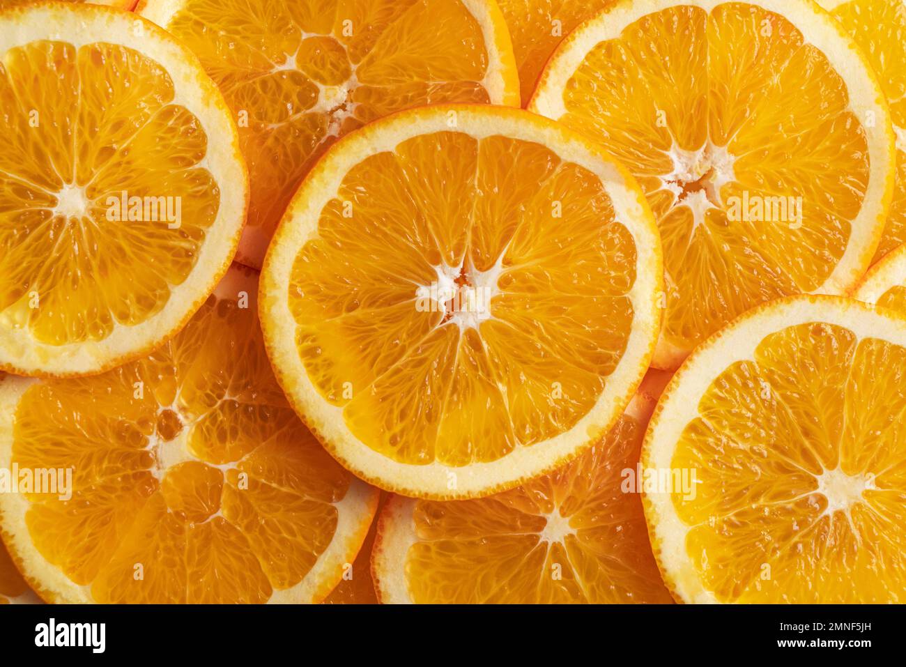 top view orange slices. Beautiful photo Stock Photo - Alamy