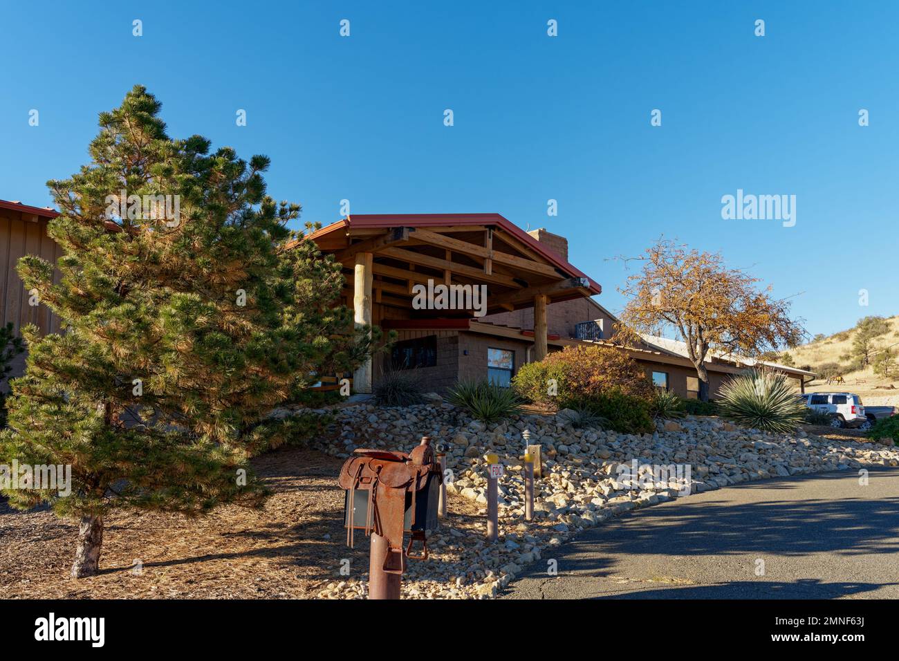 Prescott, AZ - Nov. 17, 2022: Entrance to the Phippen Museum of art and ...