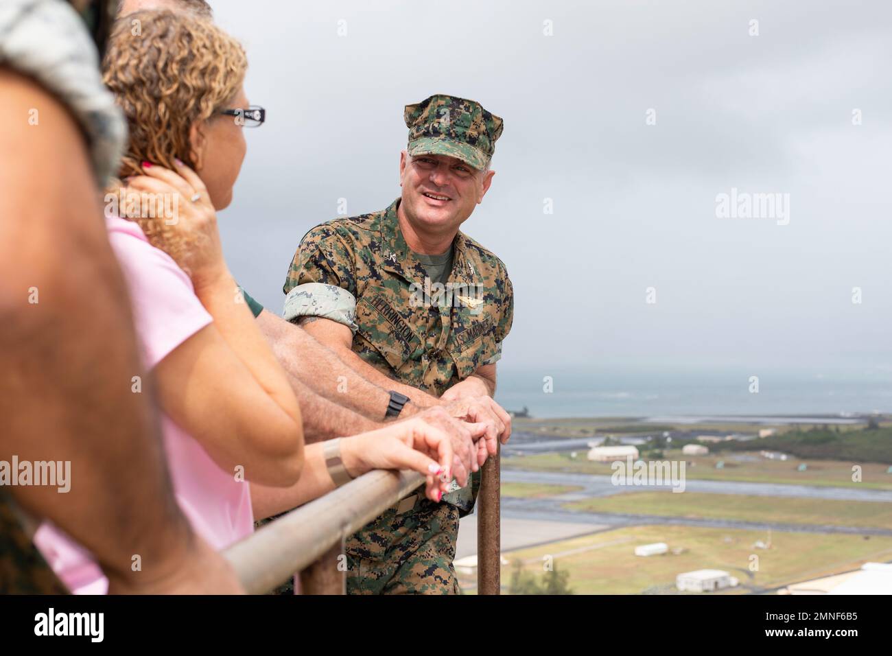 U.S. Marine Corps Col. Manlee Herrington, commanding officer, Marine ...