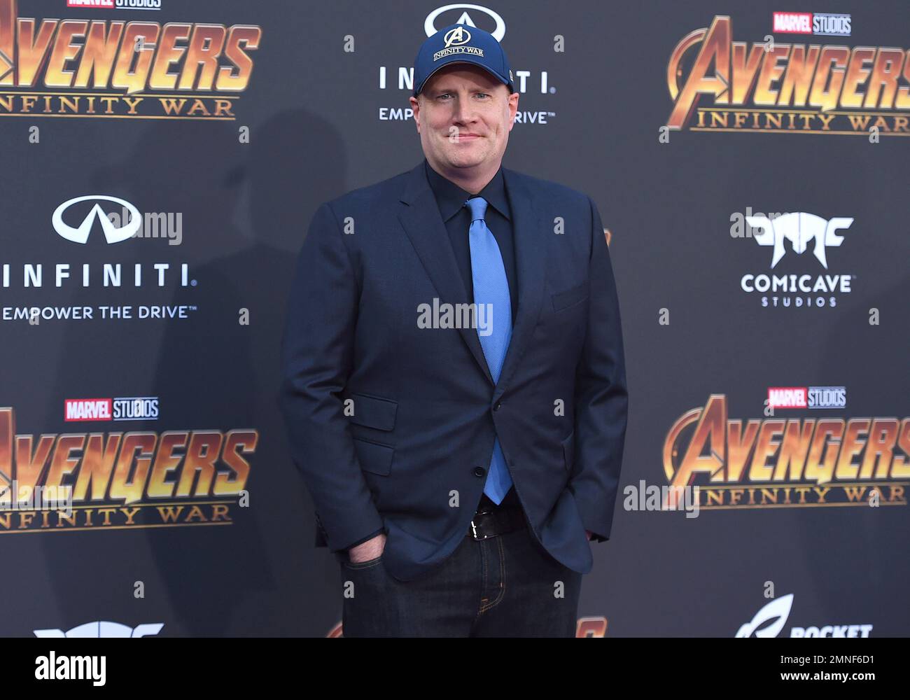 Marvel Studios President Kevin Feig arrives at the world premiere of ...