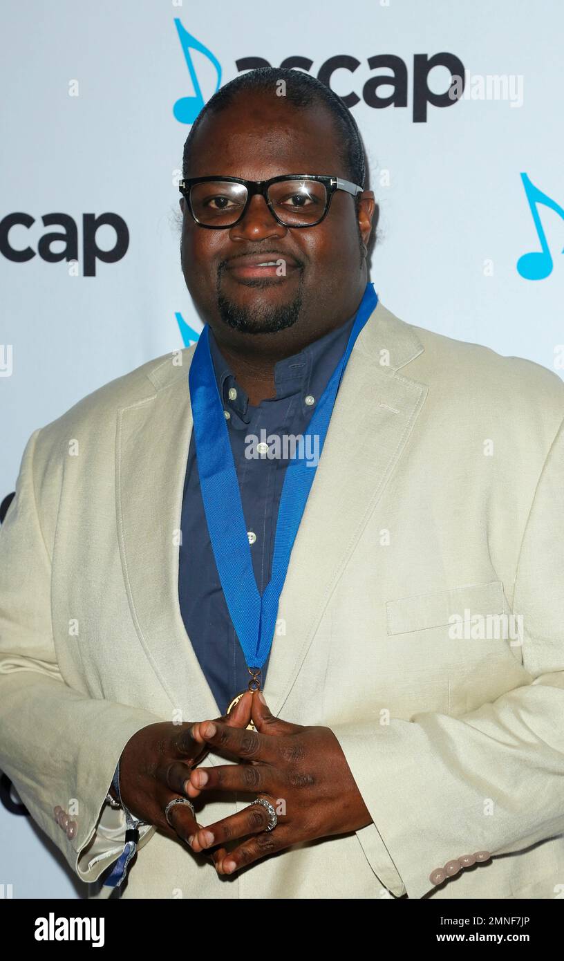 Poo Bear aka Jason Boyd arrives at the 2018 ASCAP Pop Music Awards at ...