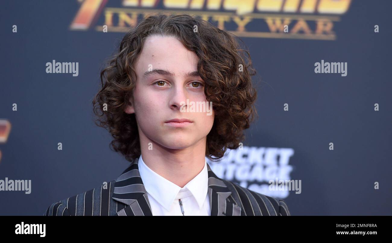 Wyatt Oleff arrives at the world premiere of "Avengers: Infinity War ...