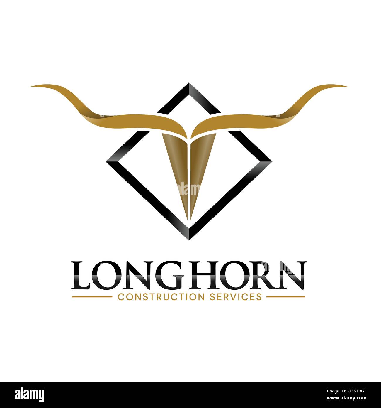 Red longhorn Stock Vector Images - Alamy