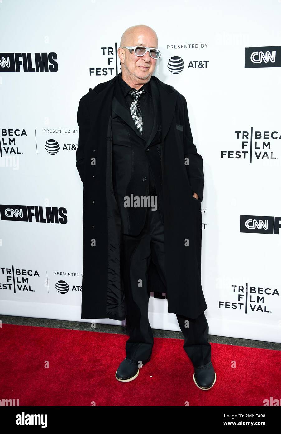 Music director Paul Shaffer attends the Tribeca Film Festival opening ...