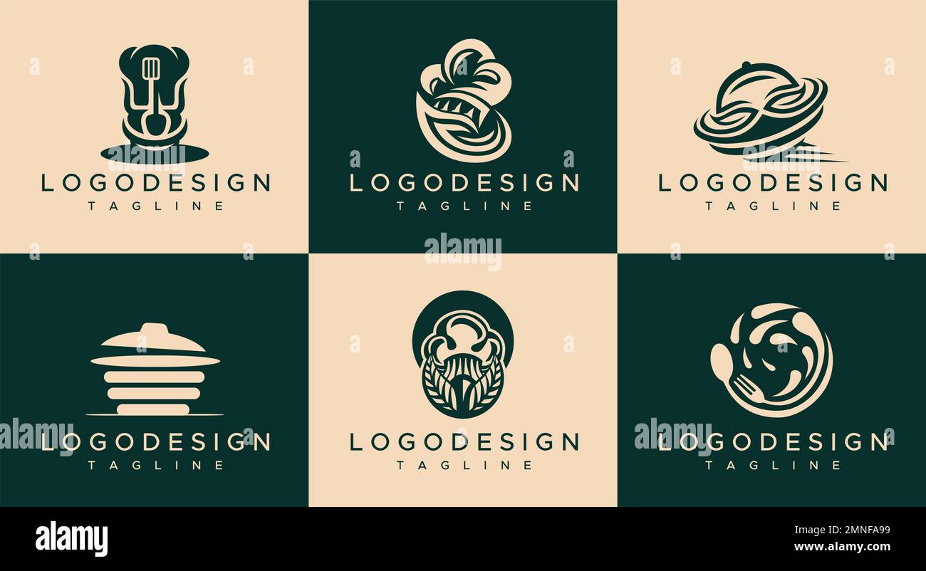 Collection of chef logo design branding Stock Vector Image & Art - Alamy