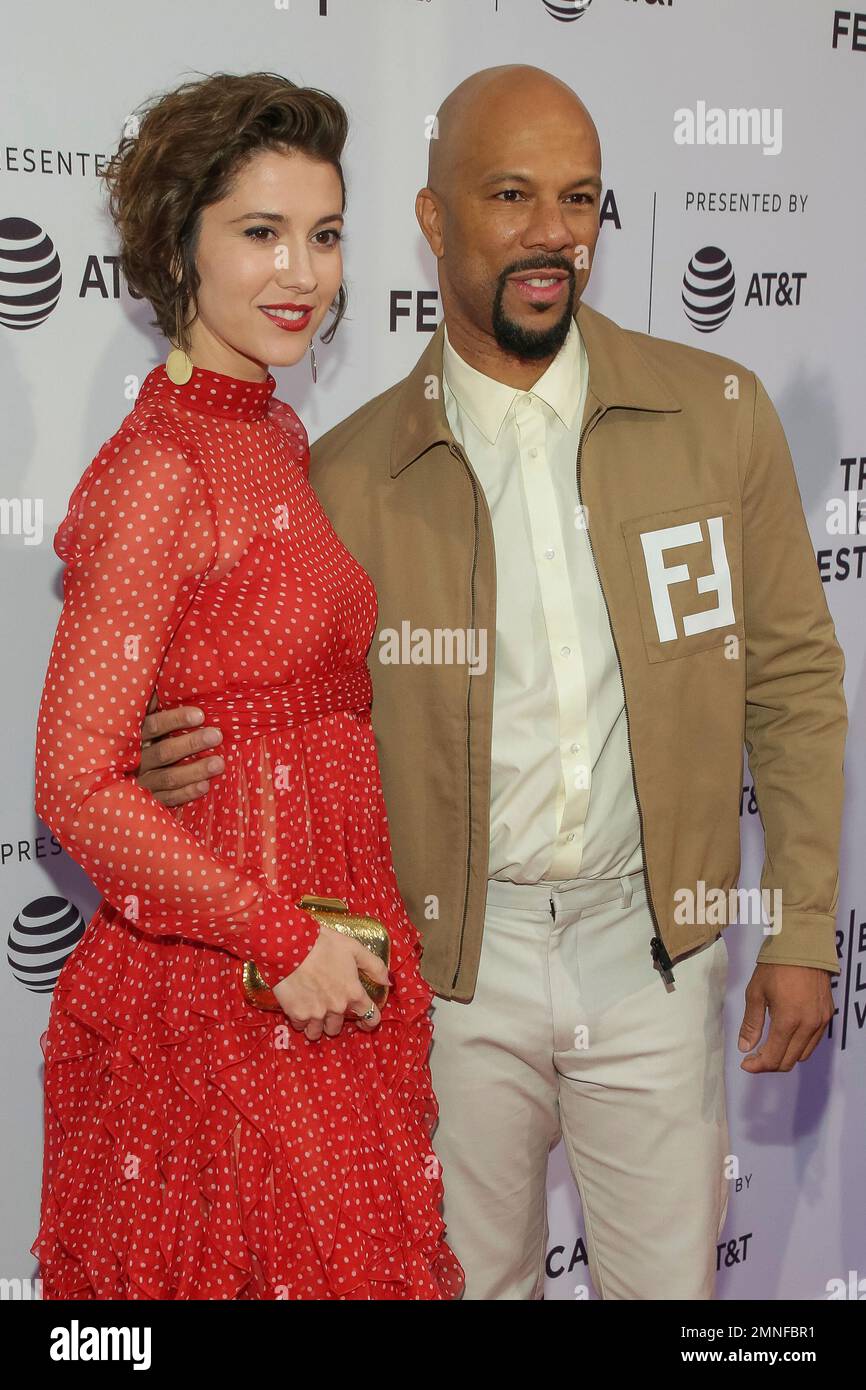 Actress Mary Elizabeth Winstead, left, and actor/musician Common attend ...