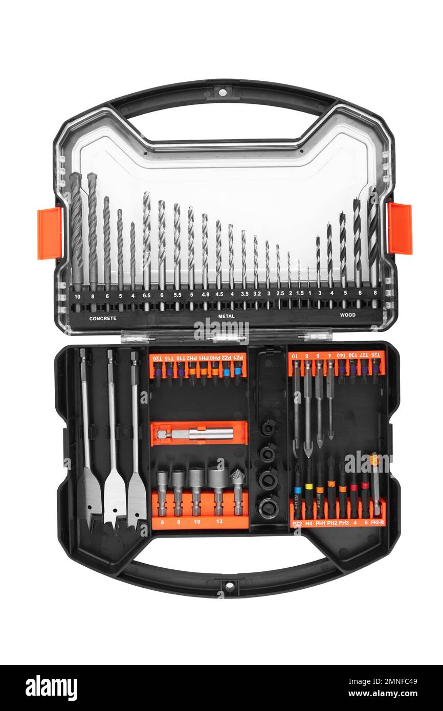 Set of drills hi-res stock photography and images - Alamy