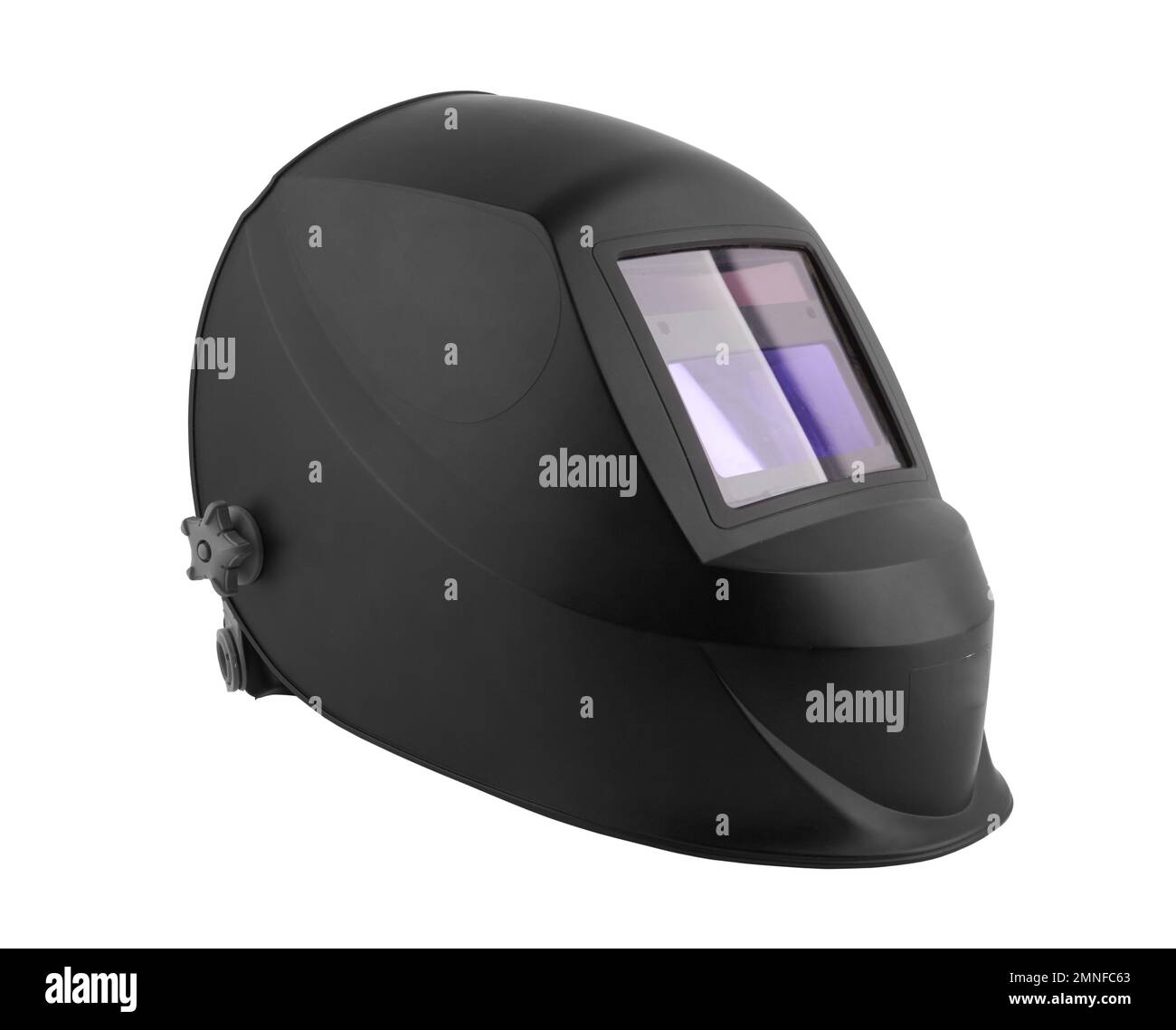 Welding equipment isolated on a white background Stock Photo - Alamy