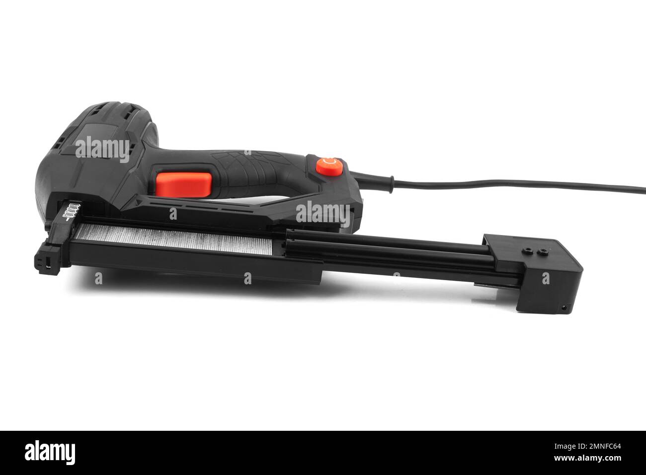 Electric stapler isolated on white background Stock Photo - Alamy