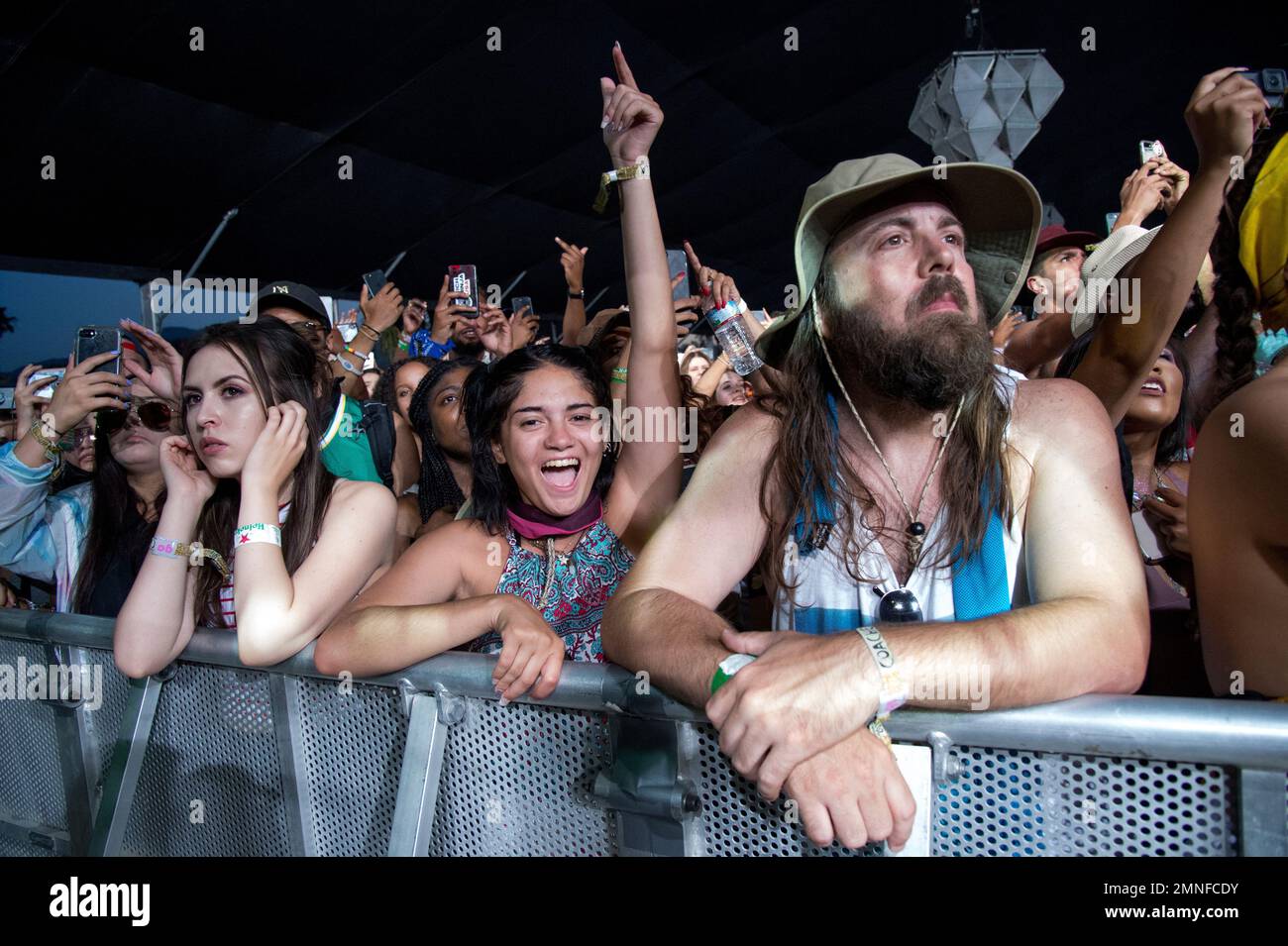 Festival goers attend the Coachella Music & Arts Festival at the Empire ...