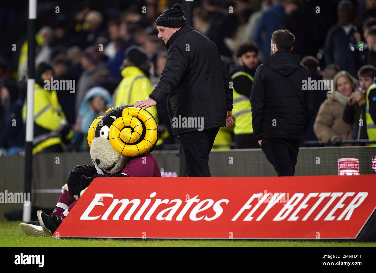 Derby county mascot rammie the ram hi-res stock photography and images ...