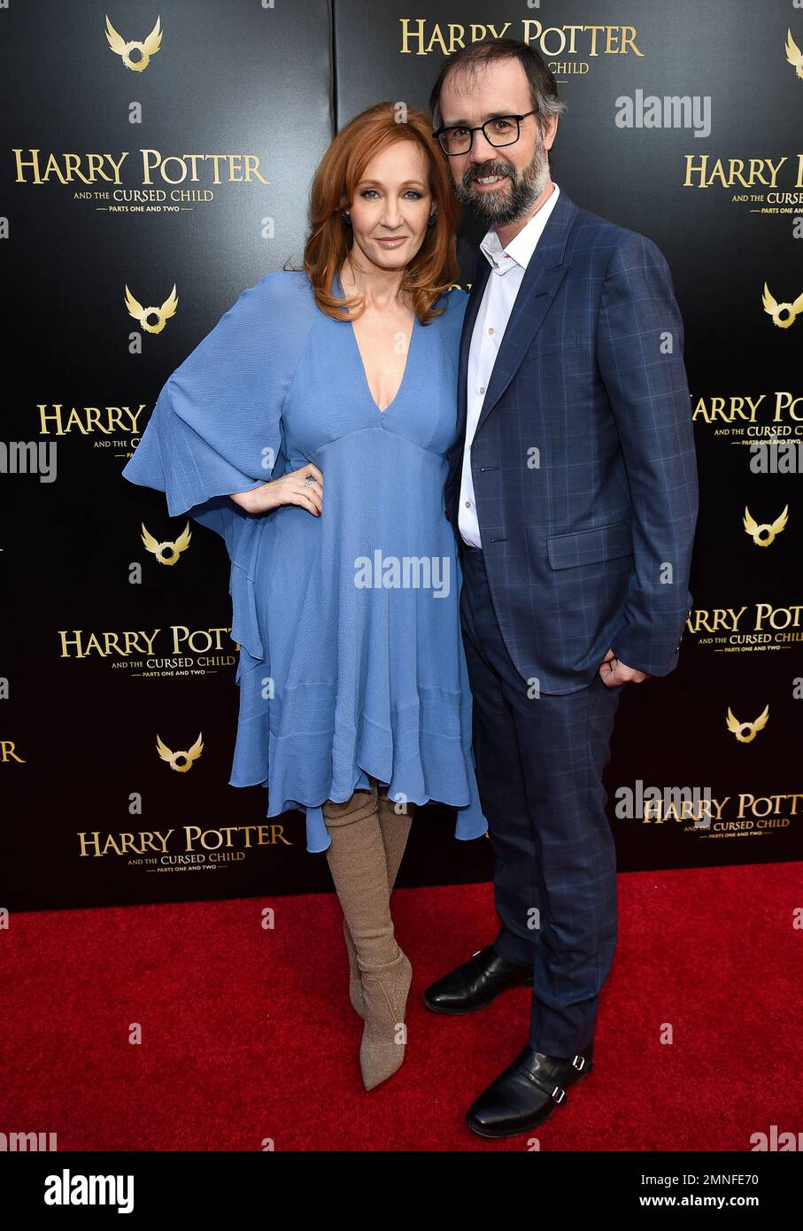 Author J.K. Rowling and husband Neil Murray attend the "Harry Potter ...