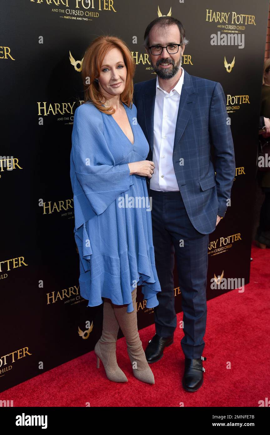 Author J.K. Rowling and husband Neil Murray attend the "Harry Potter ...