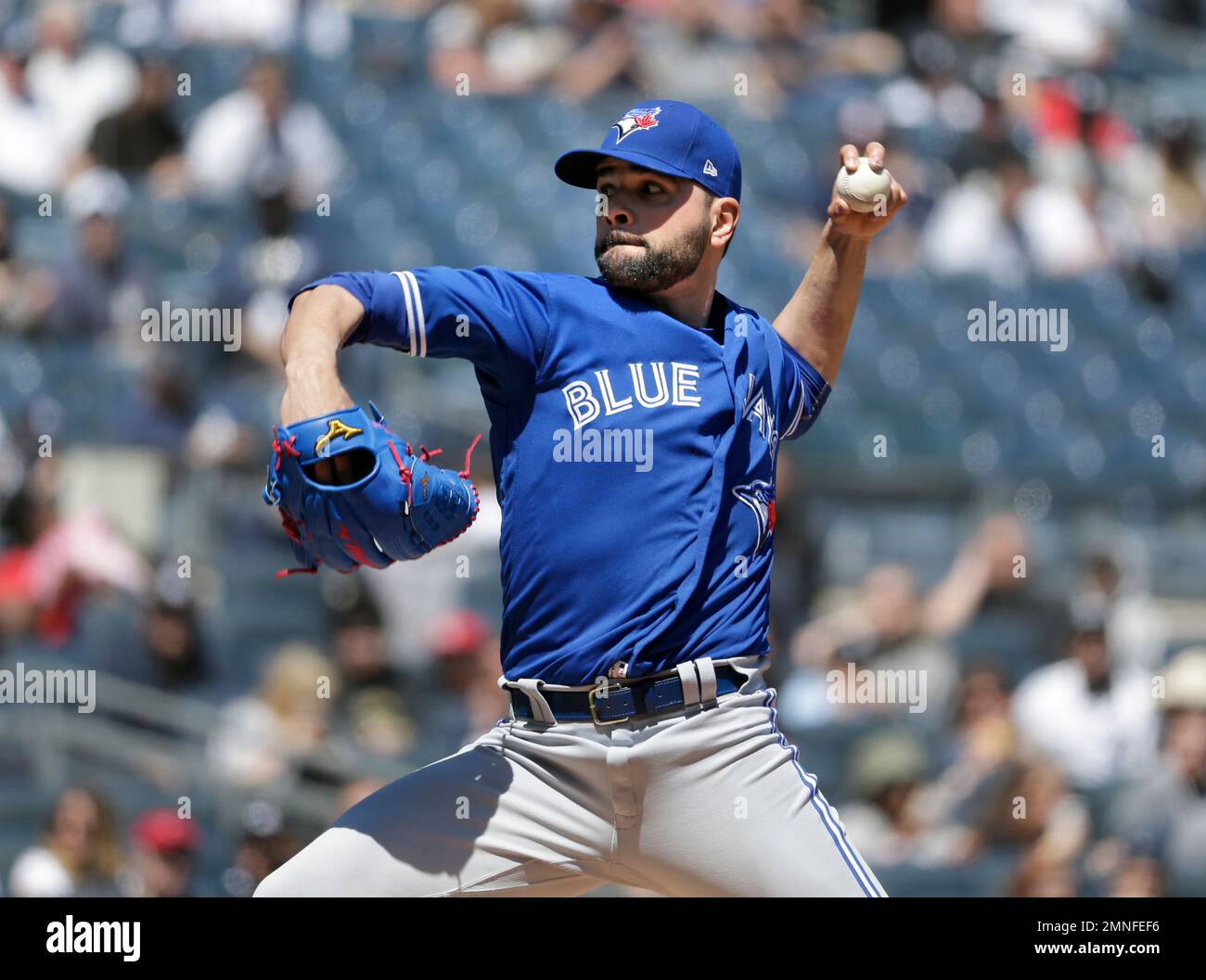 Toronto Blue Jays starting pitcher Jaime Garcia throws during the first ...