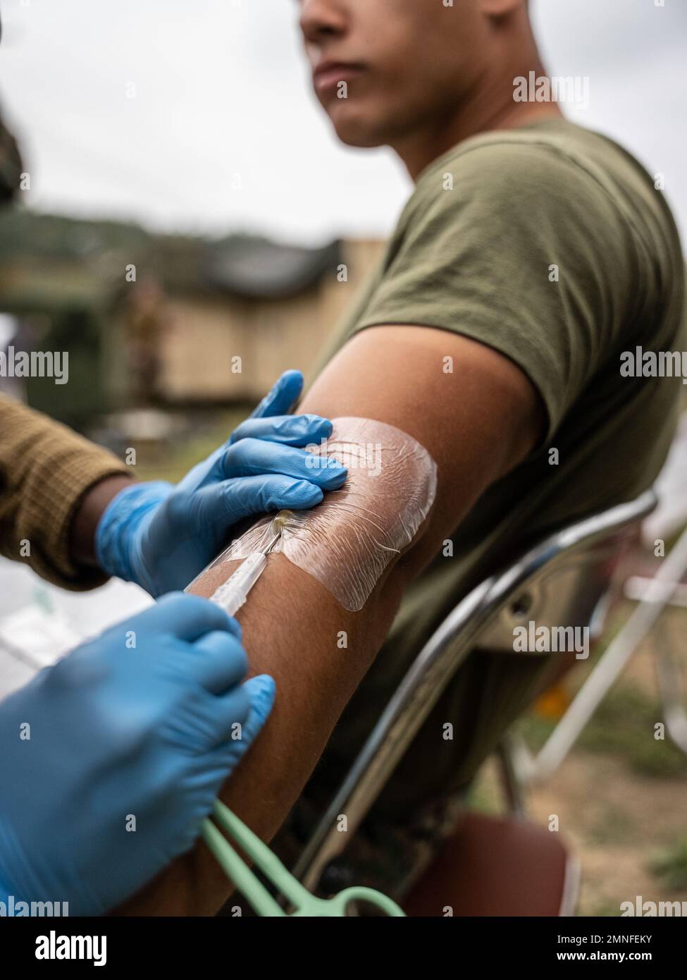 U.S. Marine Corps Cpl. Michael Cassidy, a transmissions systems ...